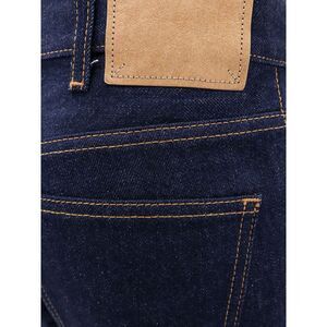 Celine | Jeans | Celine Women Cotton Jeans With Back Leather Patch ...